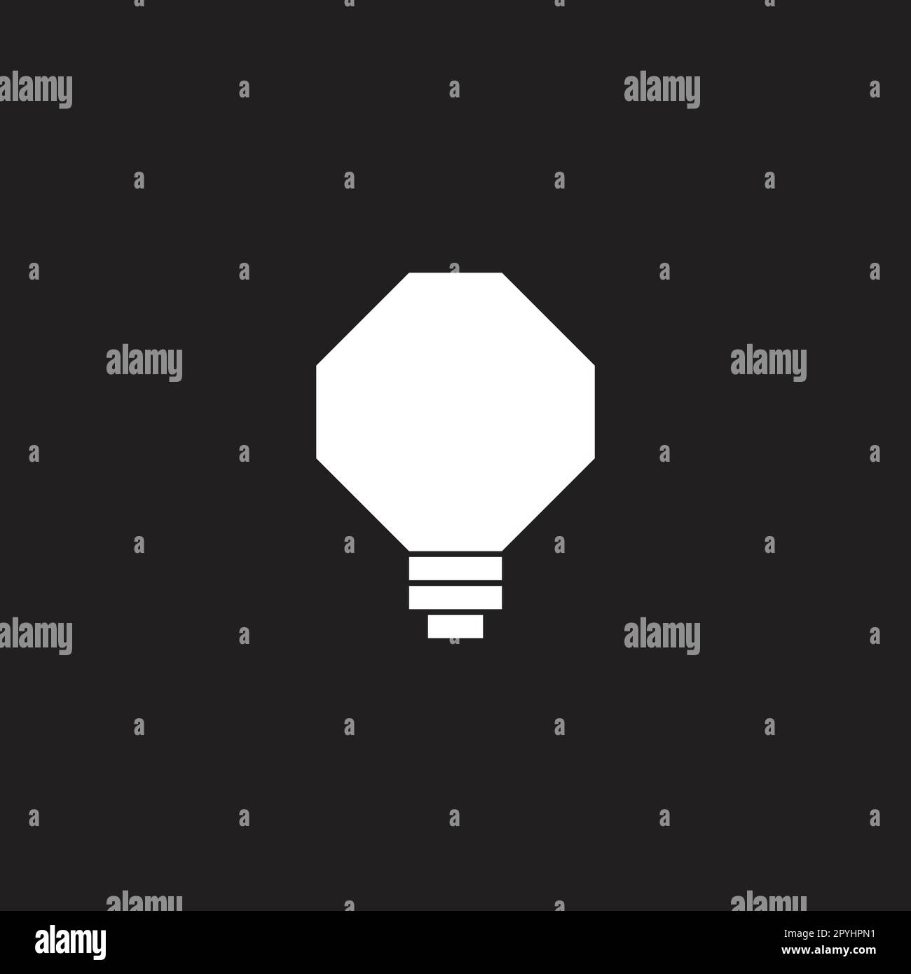 Lamp, square, geometric symbol simple logo vector Stock Vector Image ...