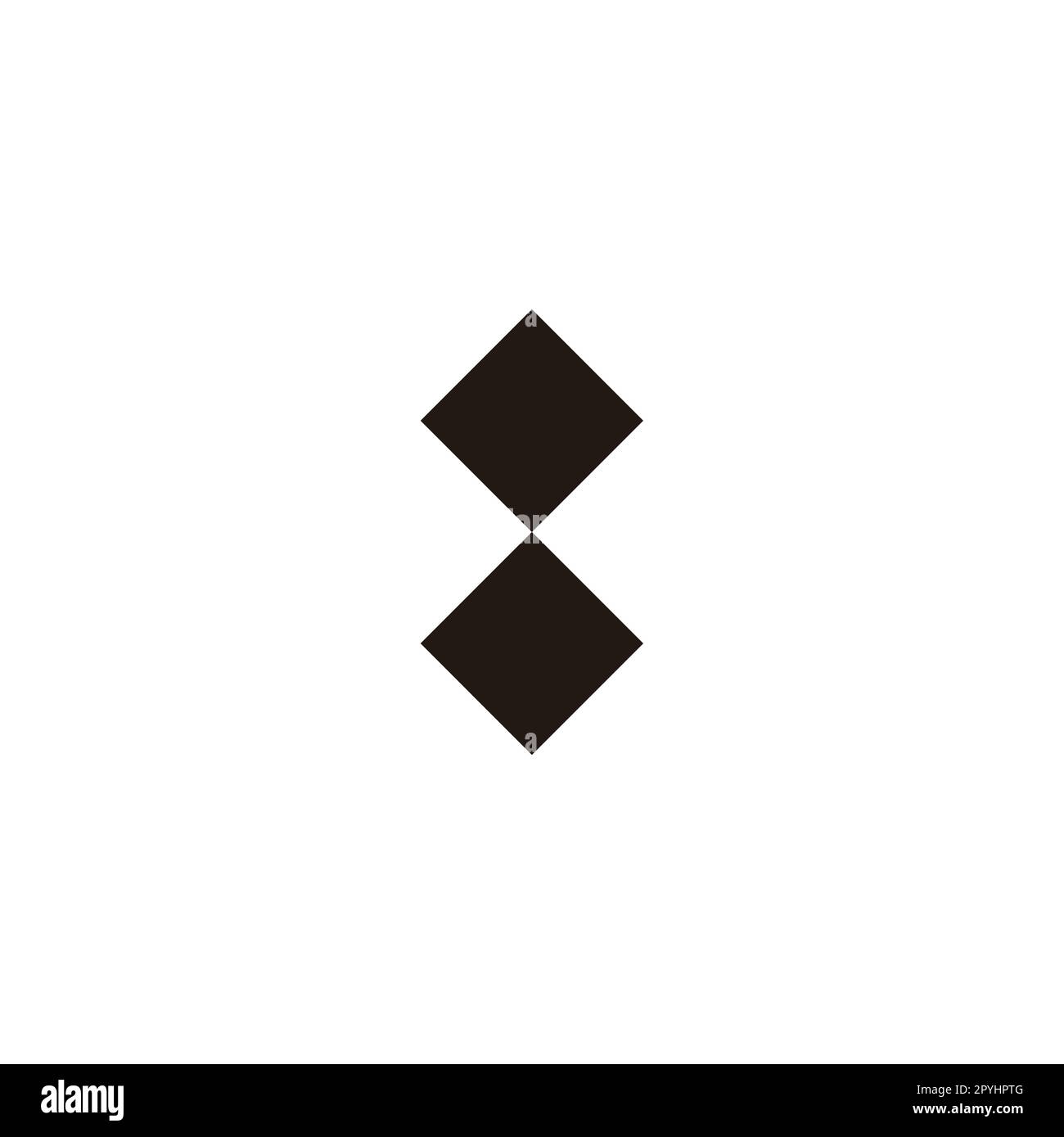 Number 8 square geometric symbol simple logo vector Stock Vector Image ...