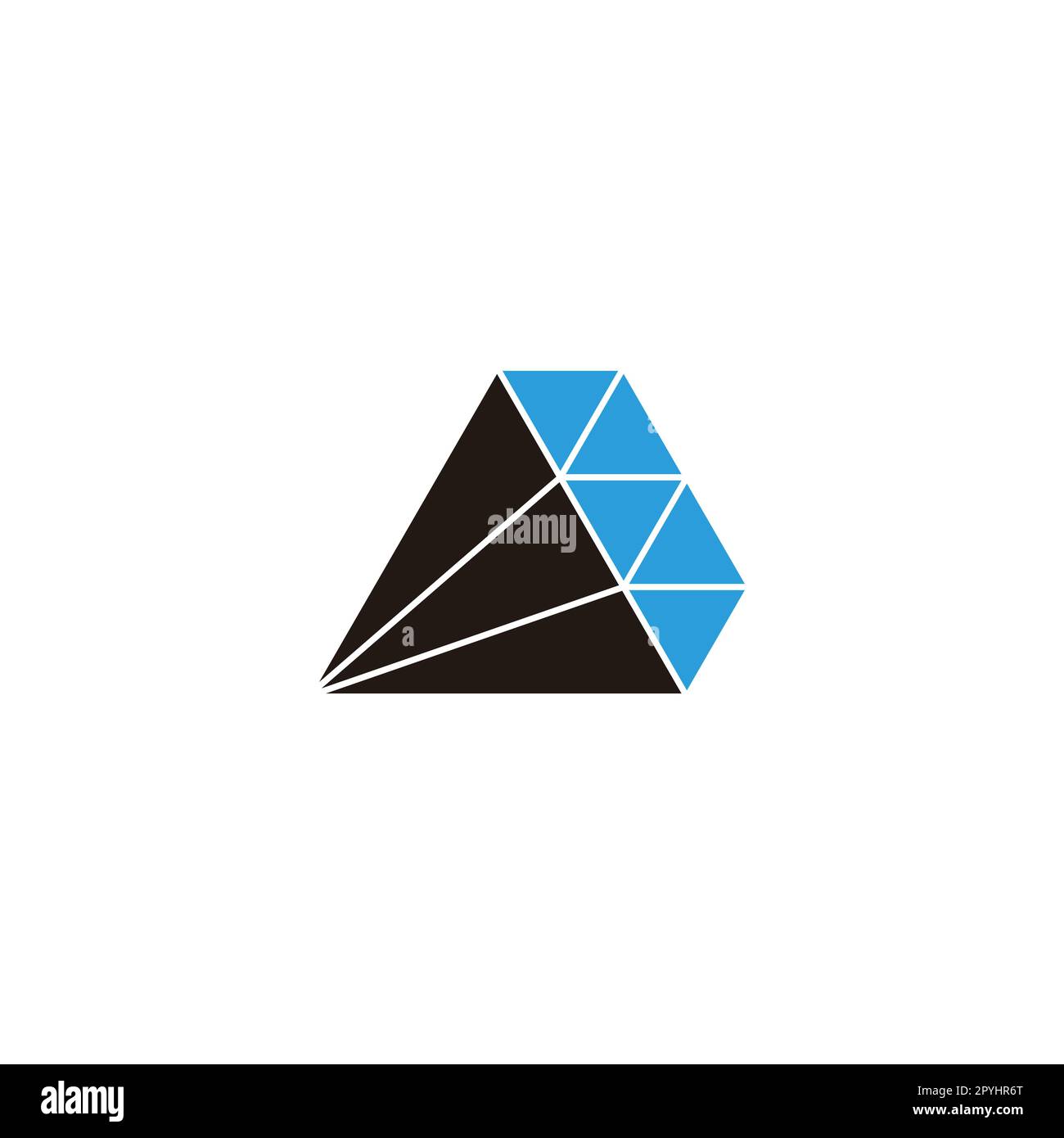 Diamond and triangle geometric symbol simple logo vector Stock Vector ...