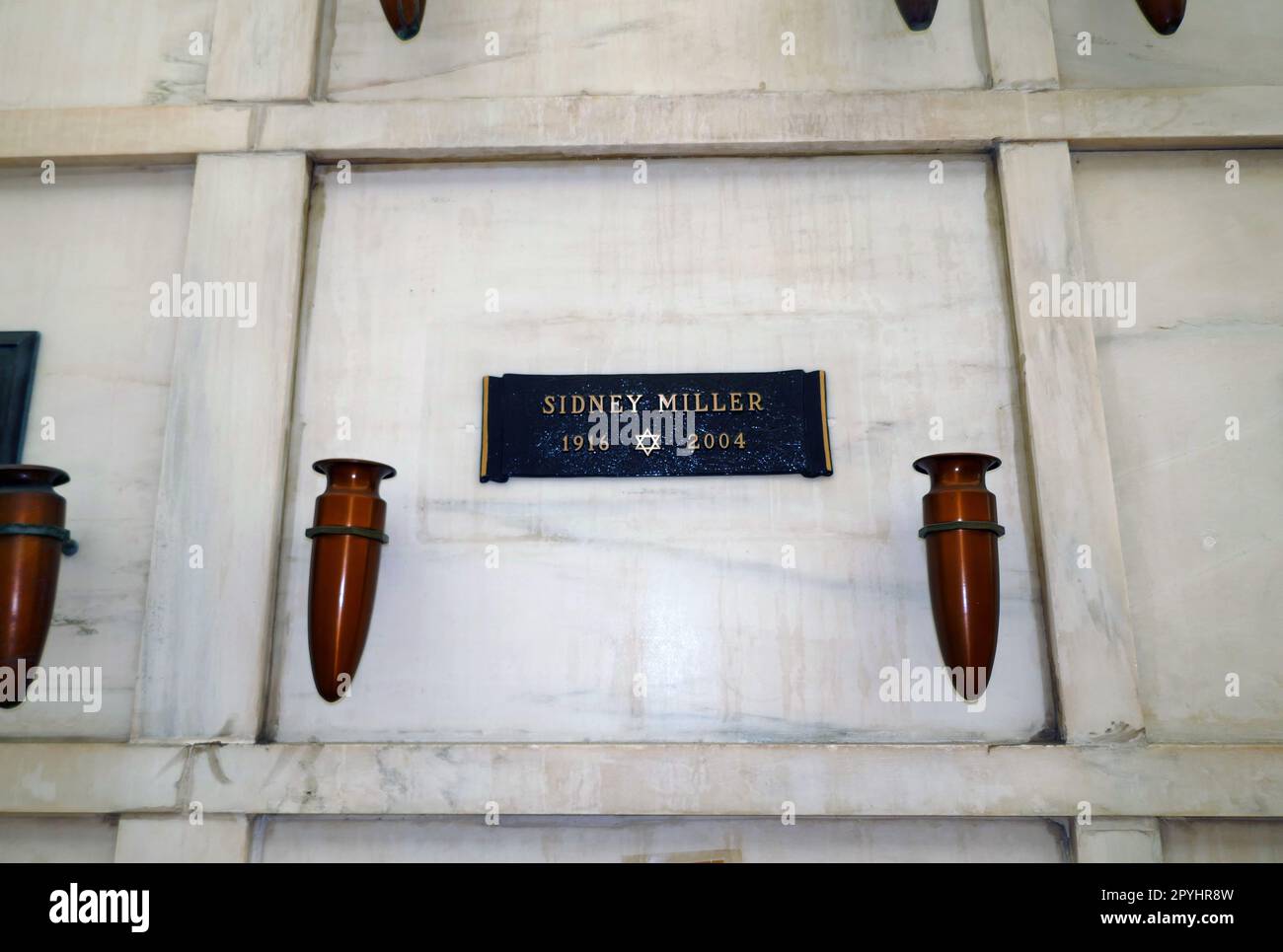 Los Angeles, California, USA 1st May 2023 Actor Sidney Miller Grave in Beth Olam Mausoleum at ...