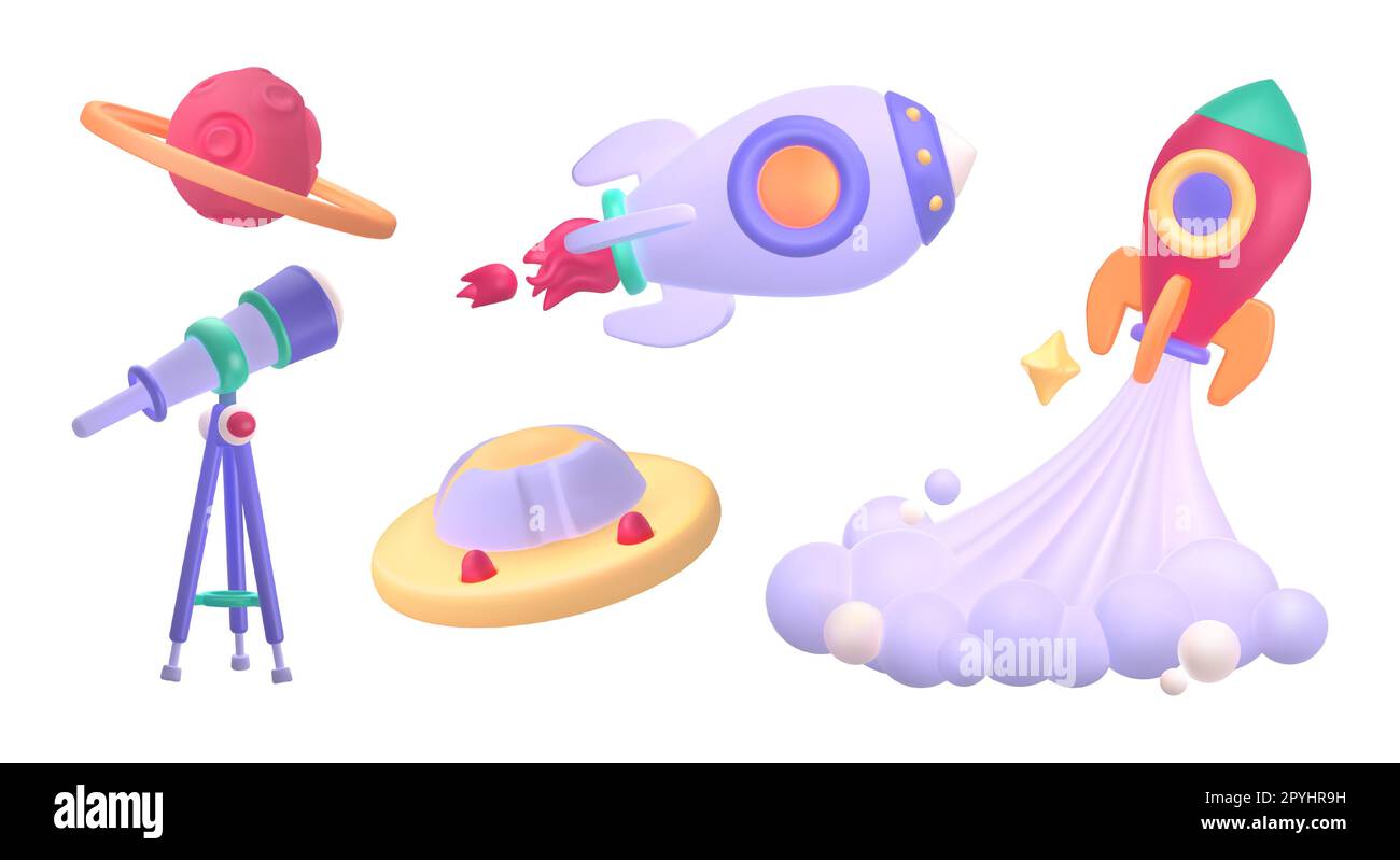 Space icon set Stock Vector Image & Art - Alamy