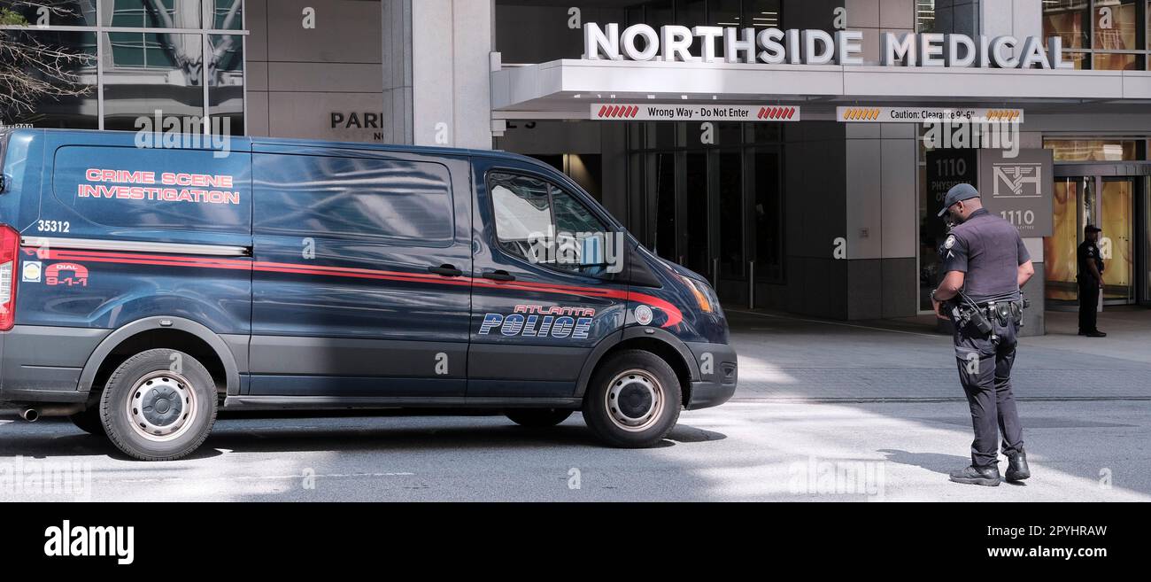 Atlanta, Georgia, USA. 3rd May, 2023. An active shooter claimed five ...