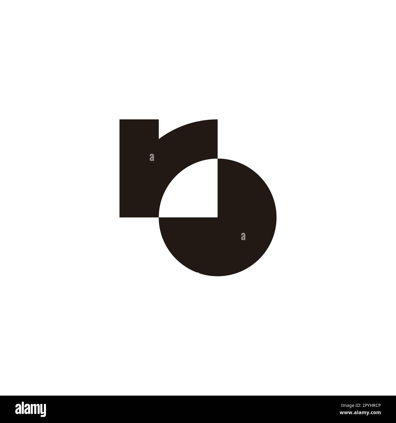 Letter r clock geometric symbol simple logo vector Stock Vector Image ...