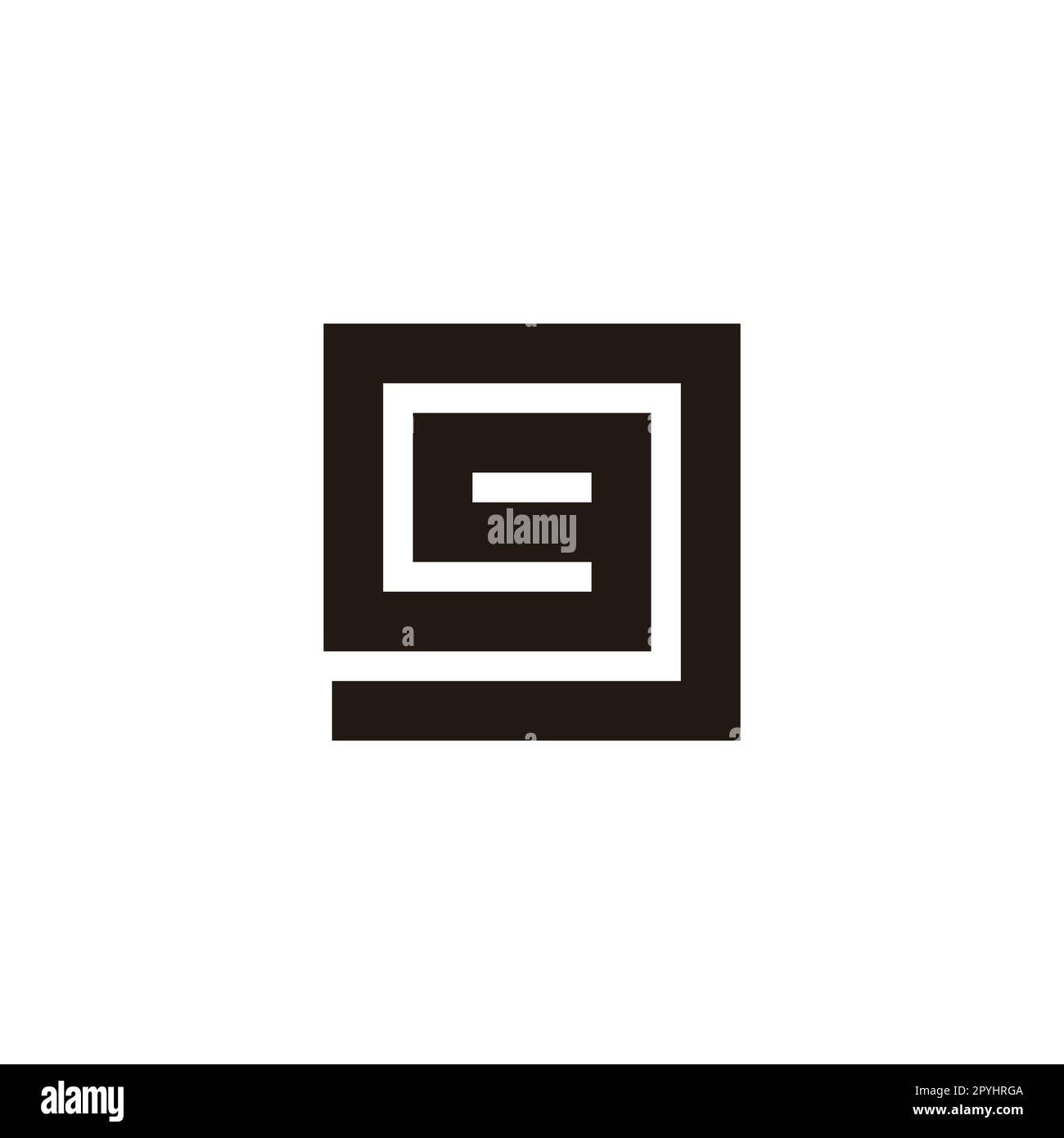 Letter g spiral, square geometric symbol simple logo vector Stock Vector Image & Art - Alamy