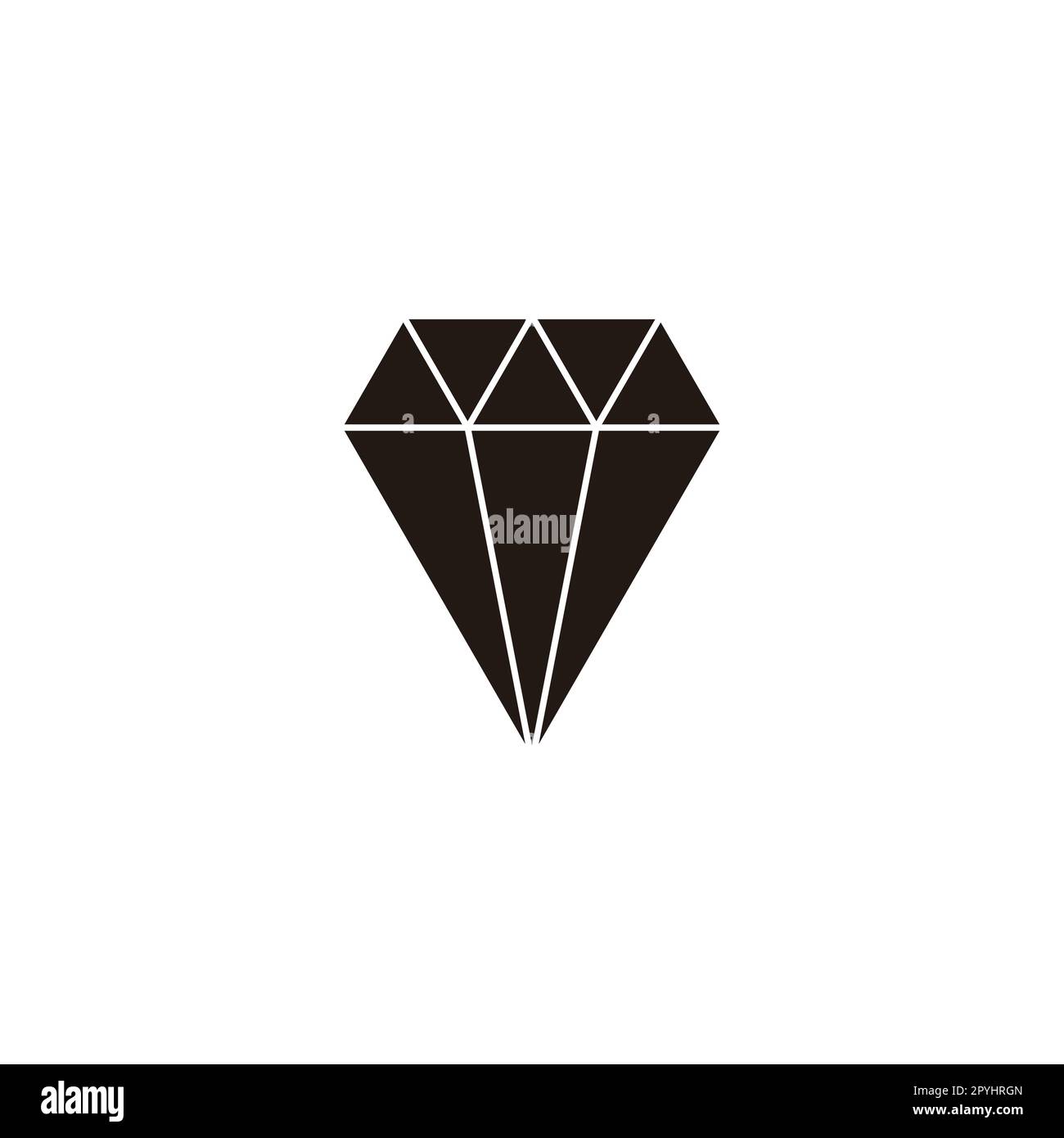 Diamond geometric symbol simple logo vector Stock Vector Image & Art ...