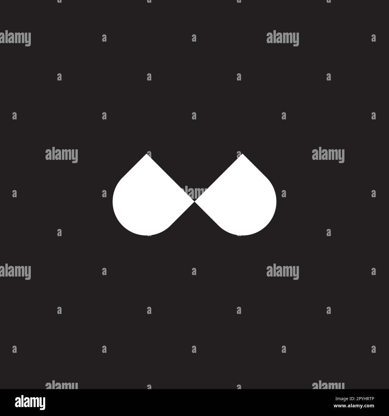 Open capsule, geometric symbol simple logo vector Stock Vector Image ...