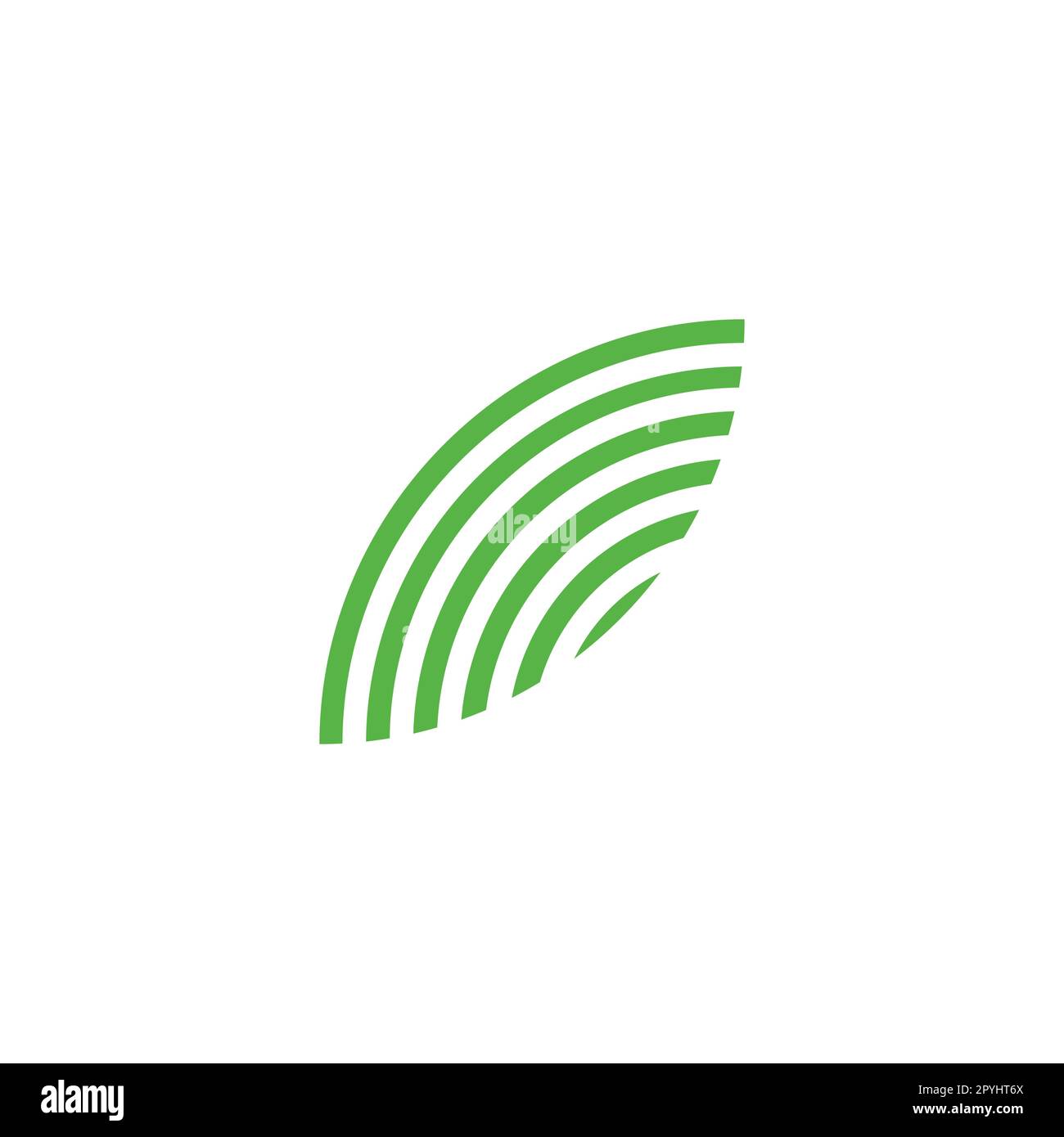 Leaf, lines, geometric symbol simple logo vector Stock Vector Image ...