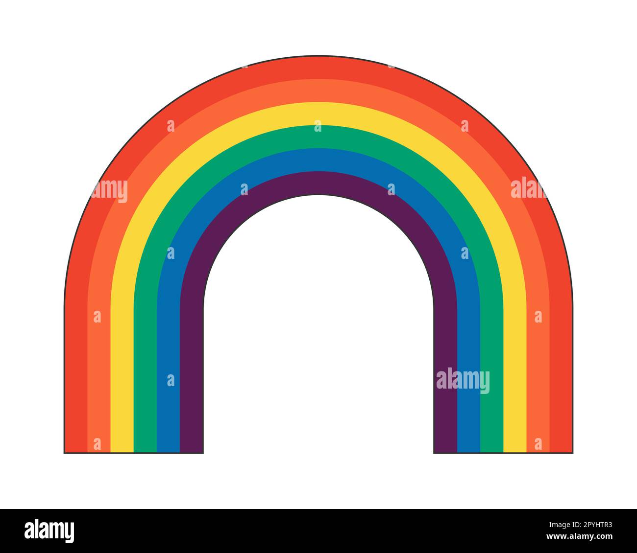 Retro groovy hipster rainbow arch. Psychedelic hippie iridescent colors ... Retro groovy hipster rainbow arch. Psychedelic hippie iridescent colors ...