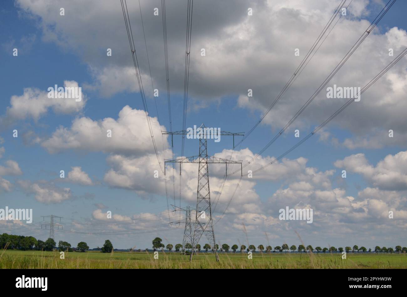 High voltage towers in hi-res stock photography and images - Alamy