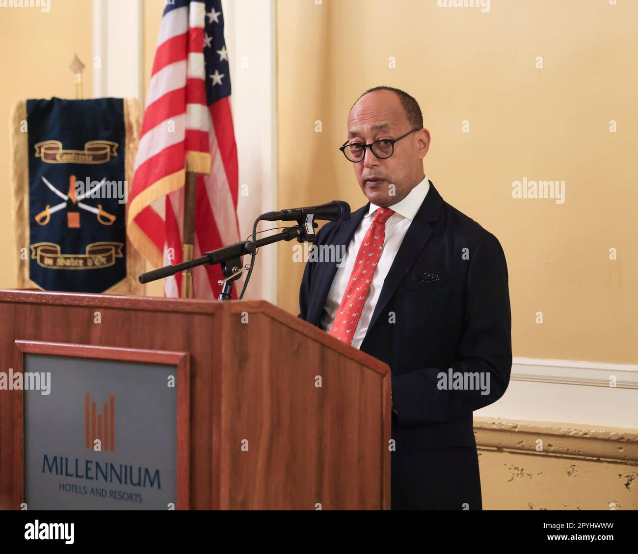 Los Angeles, California, USA. 23rd April, 2023. HIH Prince Ermias Sahle ...
