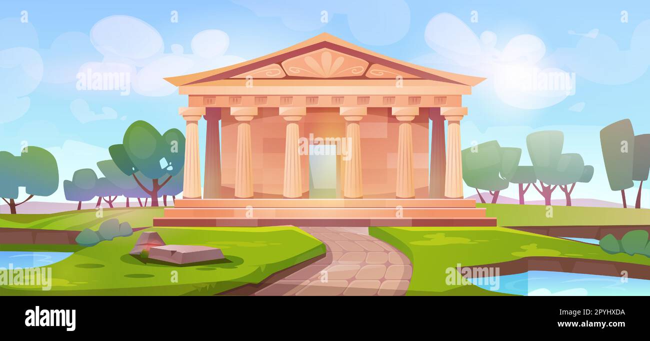 Ancient greek house Stock Vector Images - Alamy