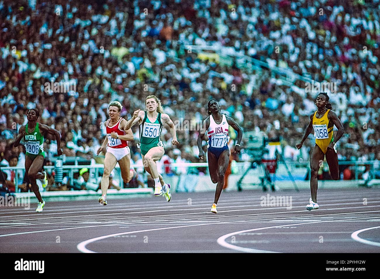Merlene ottey barcelona olympics hi-res stock photography and images ...