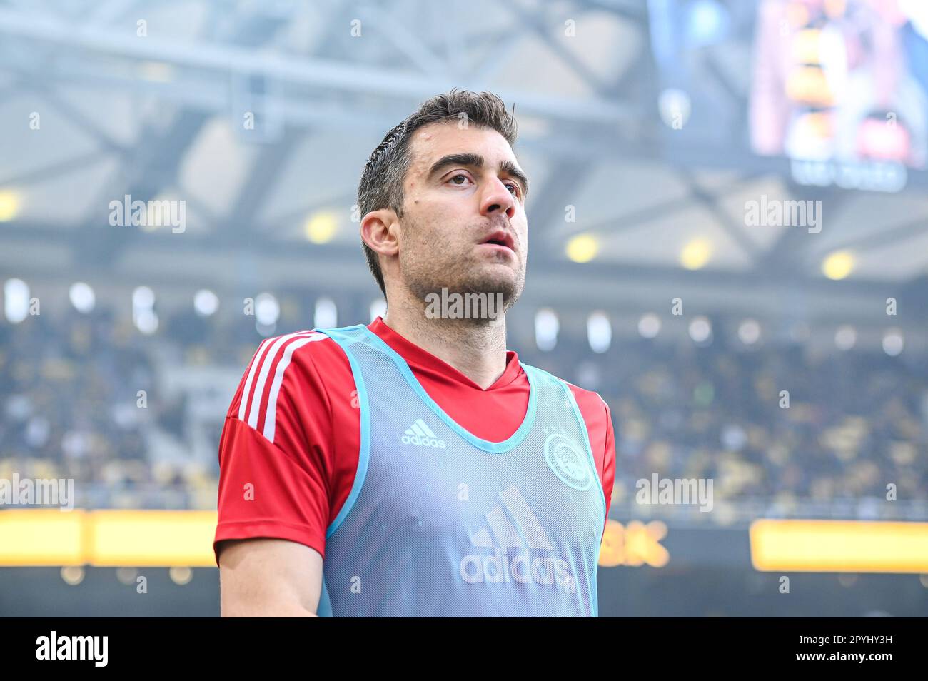 15 SOKRATIS PAPASTATHOPOULOS of Olympiacos FC before the Greek Super ...