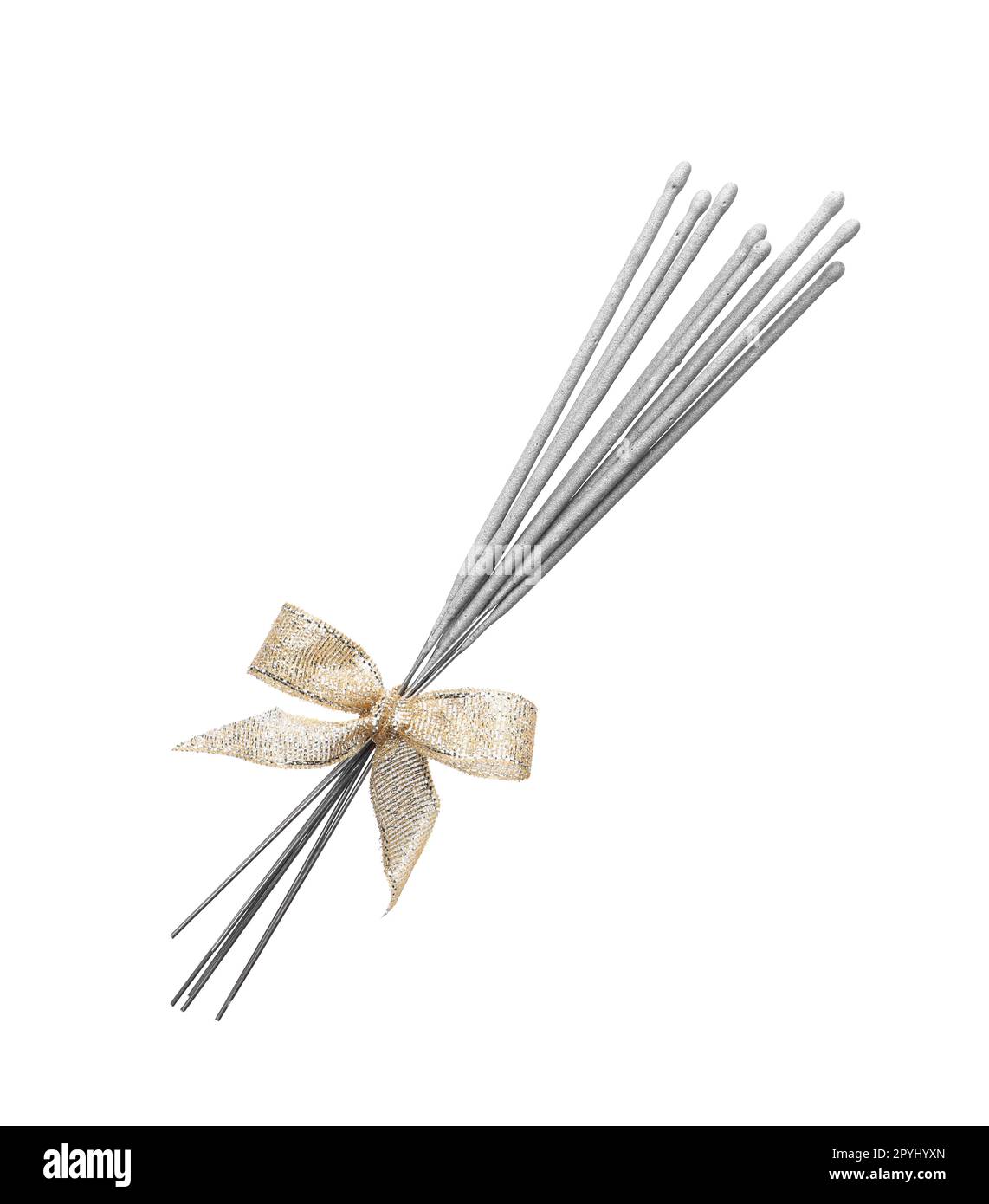 Bunch of new sparkler sticks on white background Stock Photo - Alamy