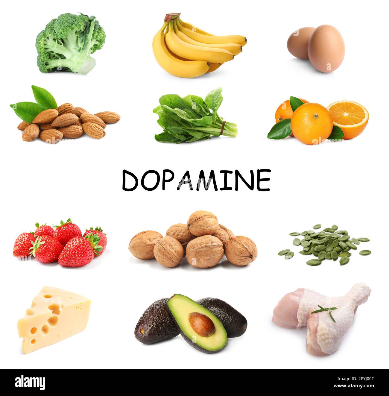 Different foods rich in dopamine that can help you feel happiness ...