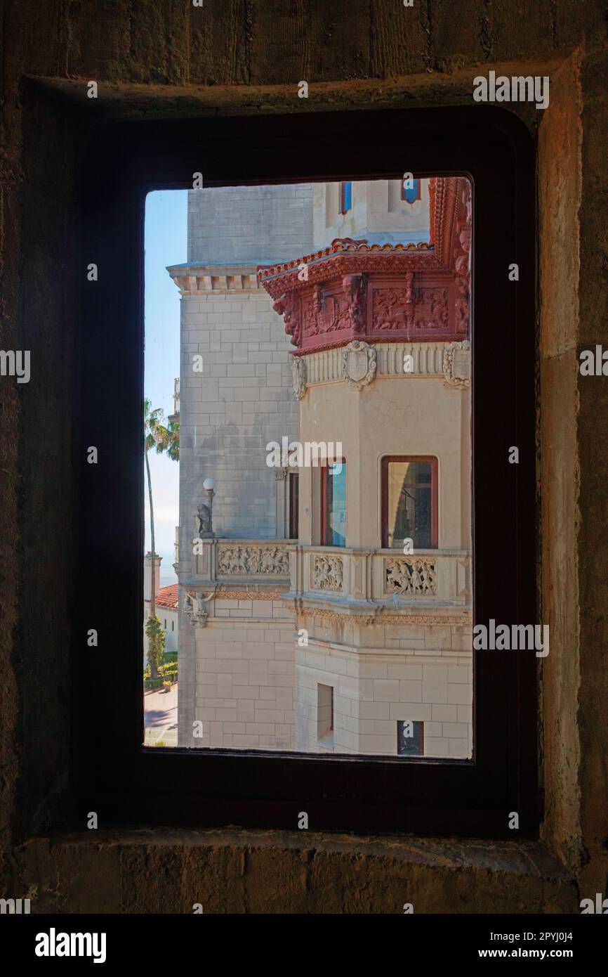 Hearst Castle, built by William Randolph Hearst, is located in San ...