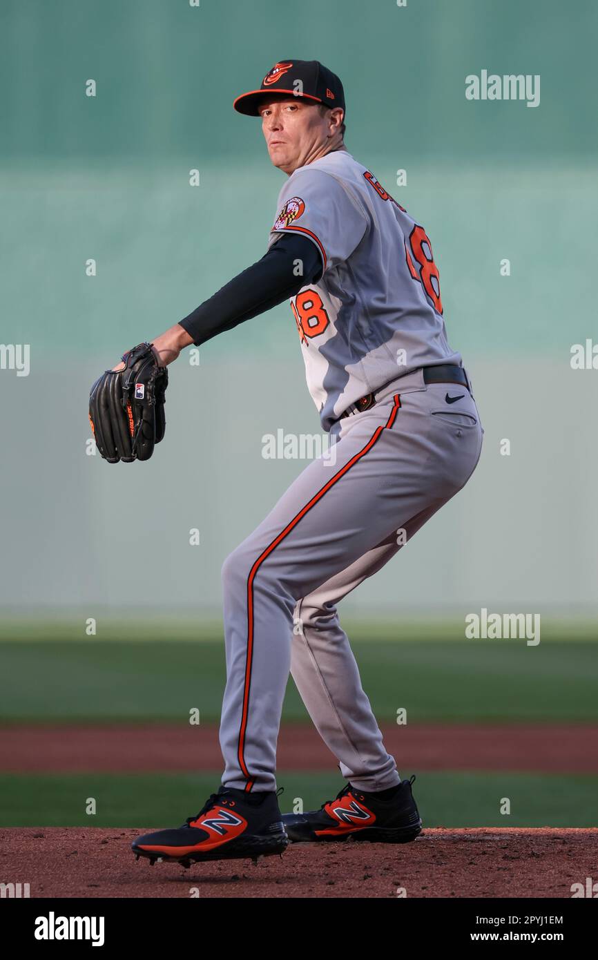 KANSAS CITY, MO - MAY 03: Baltimore Orioles starting pitcher Kyle ...