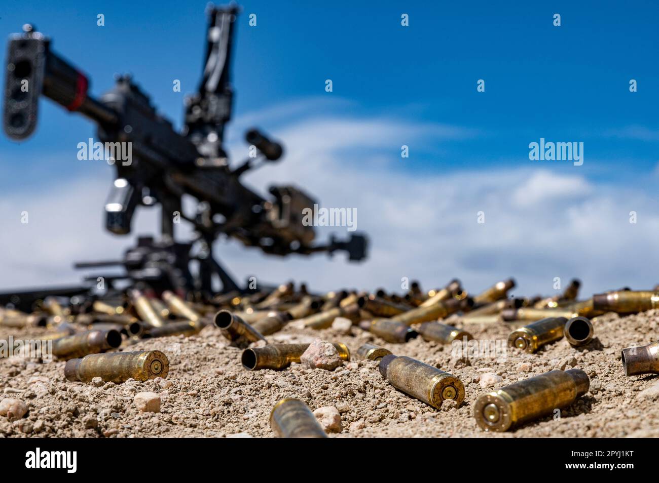 A U.S. Army M240 machine gun assigned to 1st Battalion, 68th Armor ...