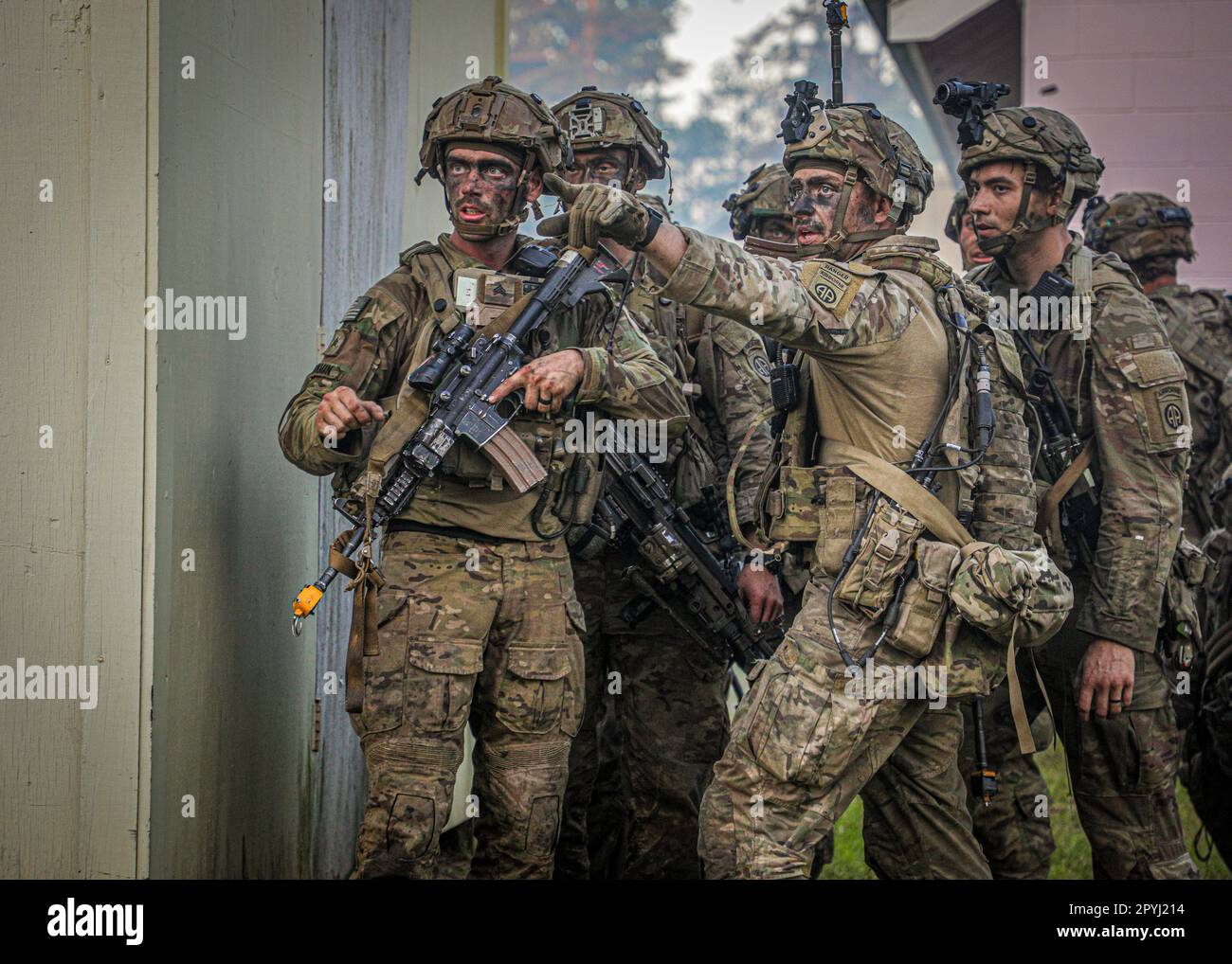 Paratroopers assigned to 3rd Brigade Combat Team, 82nd Airborne ...