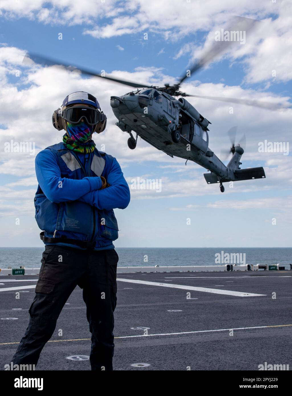 230501-N-XO158-1304 ATLANTIC OCEAN (May 1, 2023) Aviation Boatswain’s ...