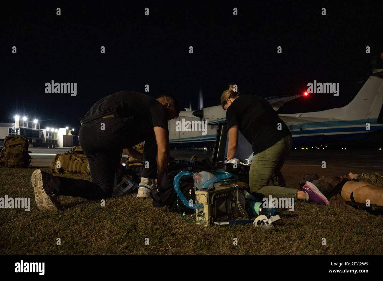 Special Operations Forces Medical Element (SOFME) members assigned to ...