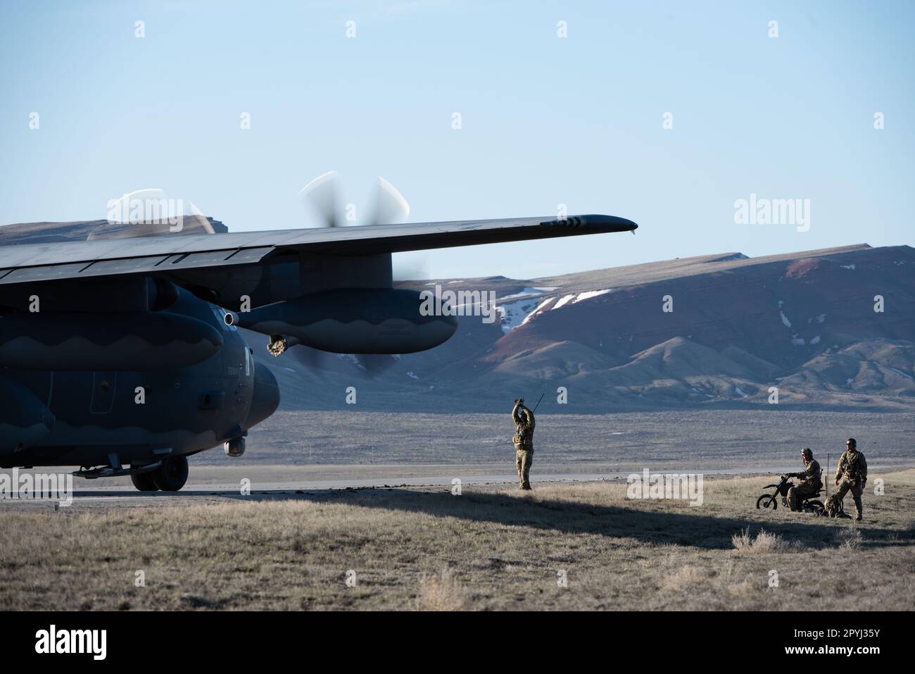 An MC-130J Commando II with the 15th Special Operations Squadron, 1st ...