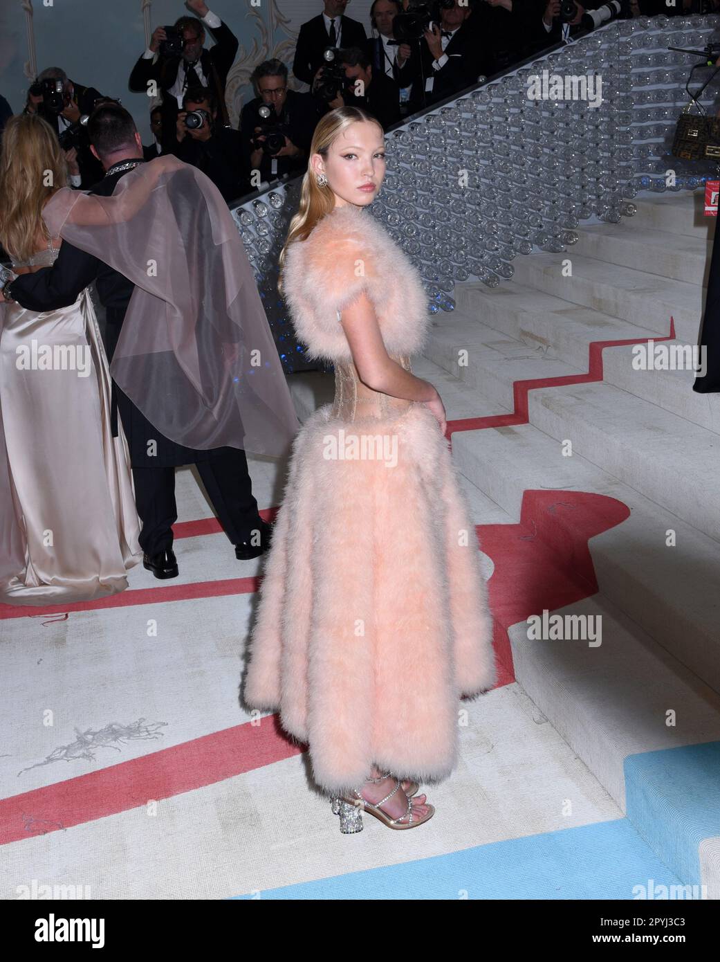 May 2, 2023, New York, New York, USA: Lila Moss attends the 2023 Met ...