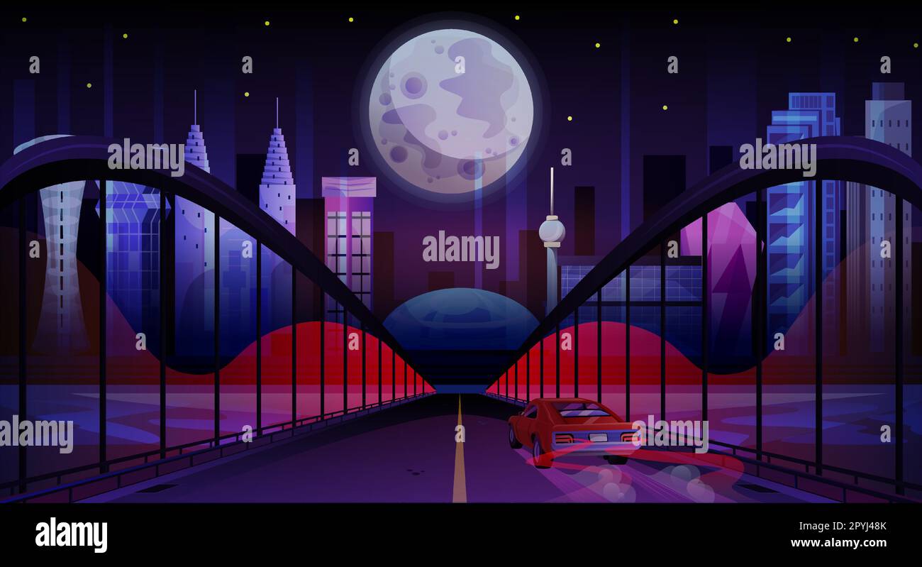 Tower bridge night Stock Vector Images - Alamy