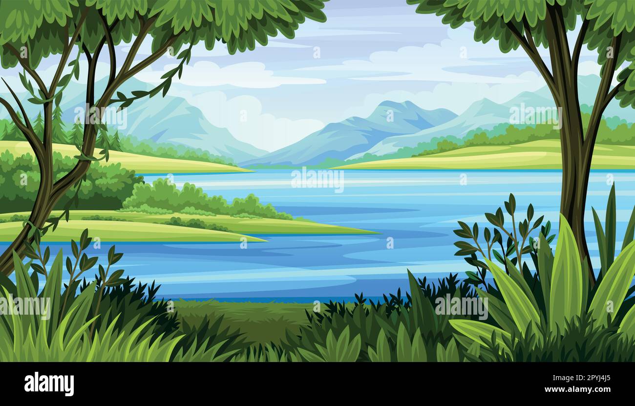 Natural landscape banner Stock Vector Image & Art - Alamy