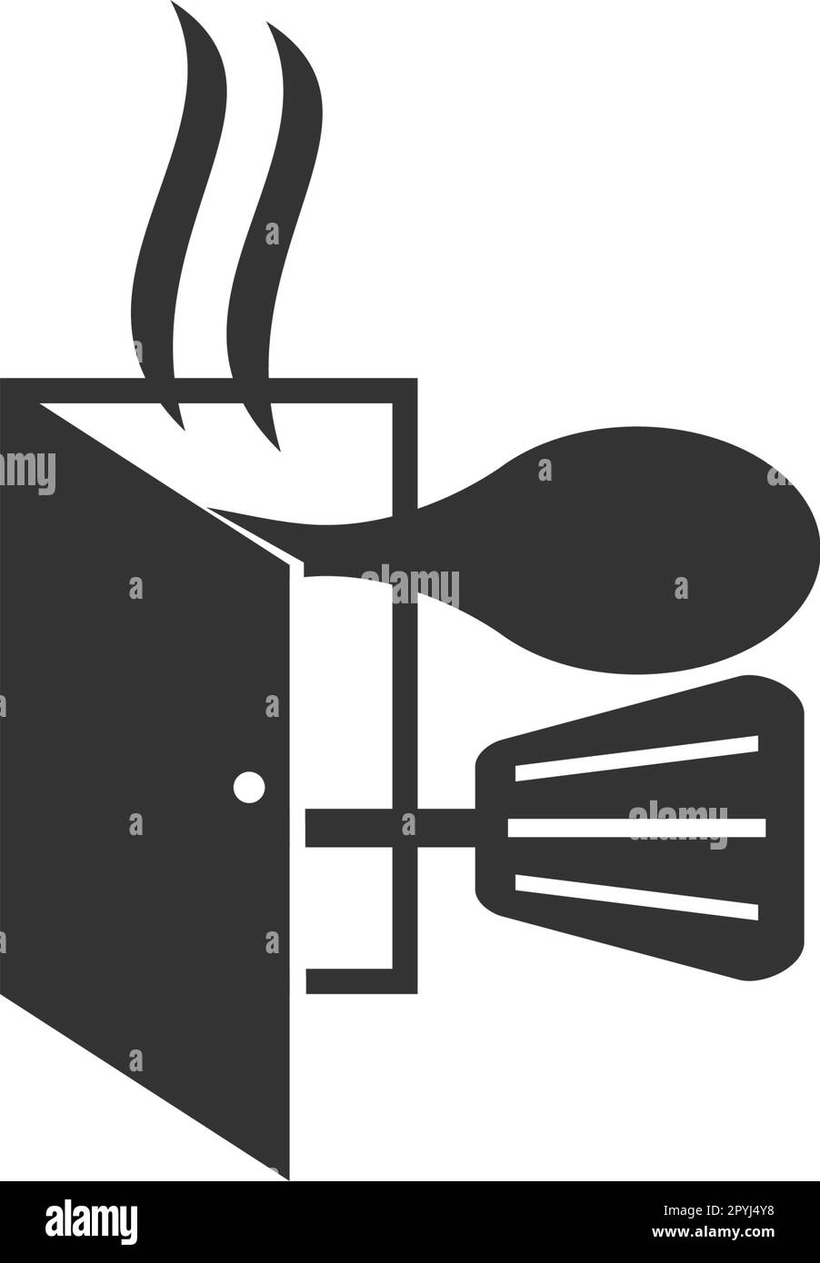 home cooking logo template. Icon Illustration Brand Identity. Isolated ...