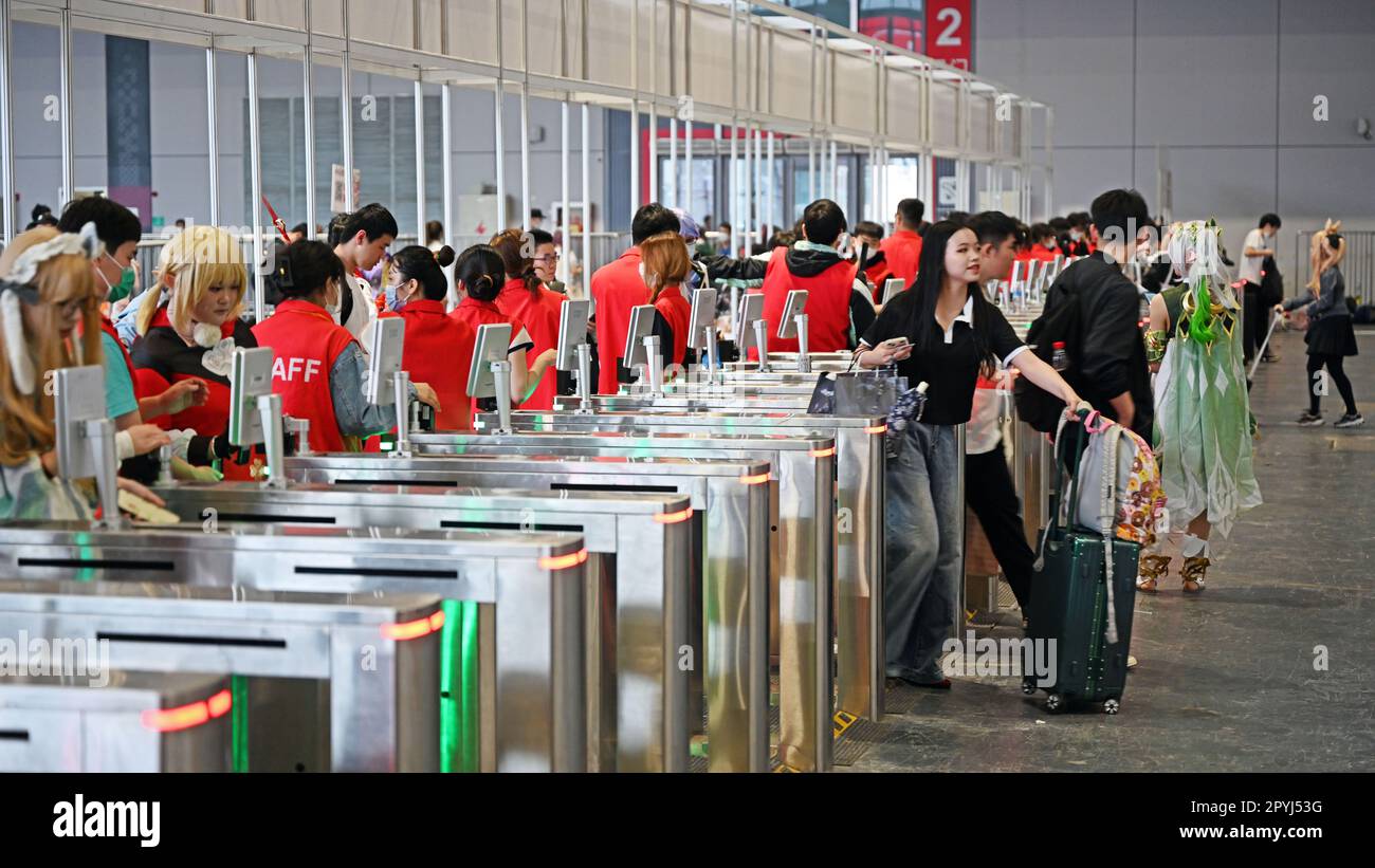 Check in booth hi-res stock photography and images - Alamy