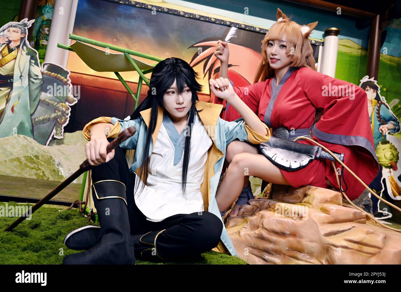 SHANGHAI, CHINA - MAY 3, 2023 - A Cosplayer at the 29th comicup Exhibition in Shanghai, China ...