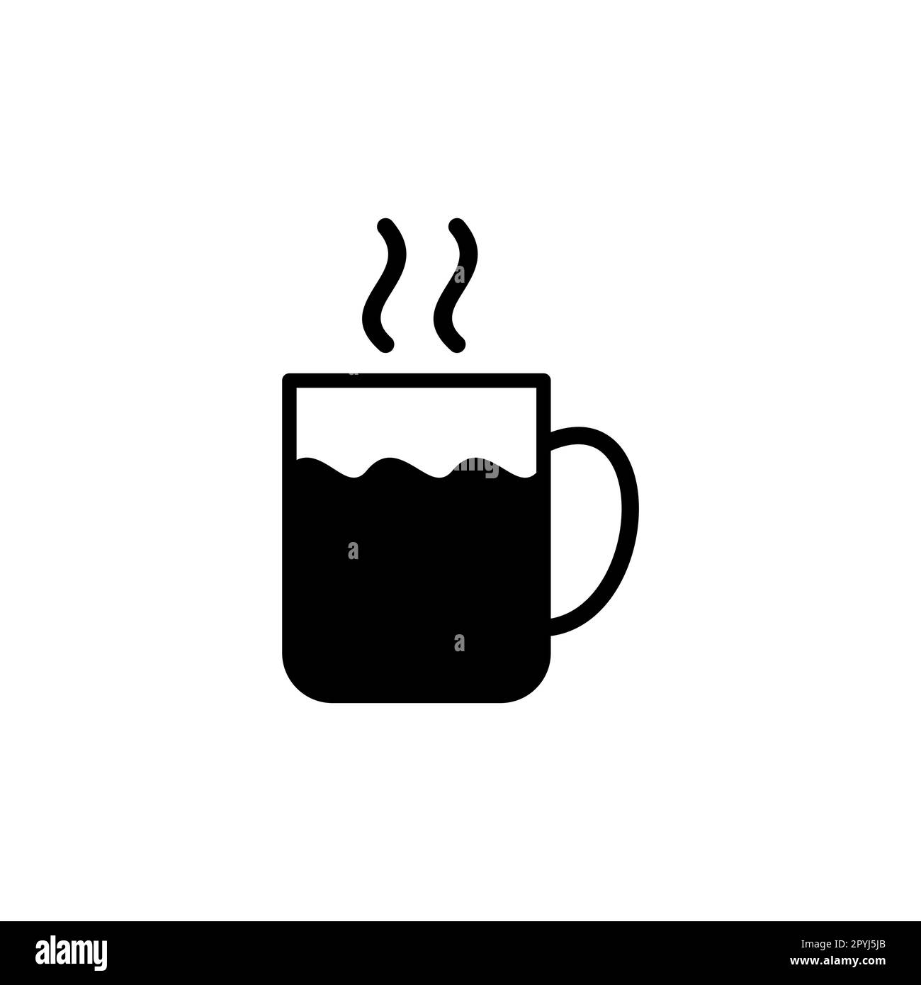 Cup coffee icon vector. coffee cup icon. mug Stock Vector Image & Art ...