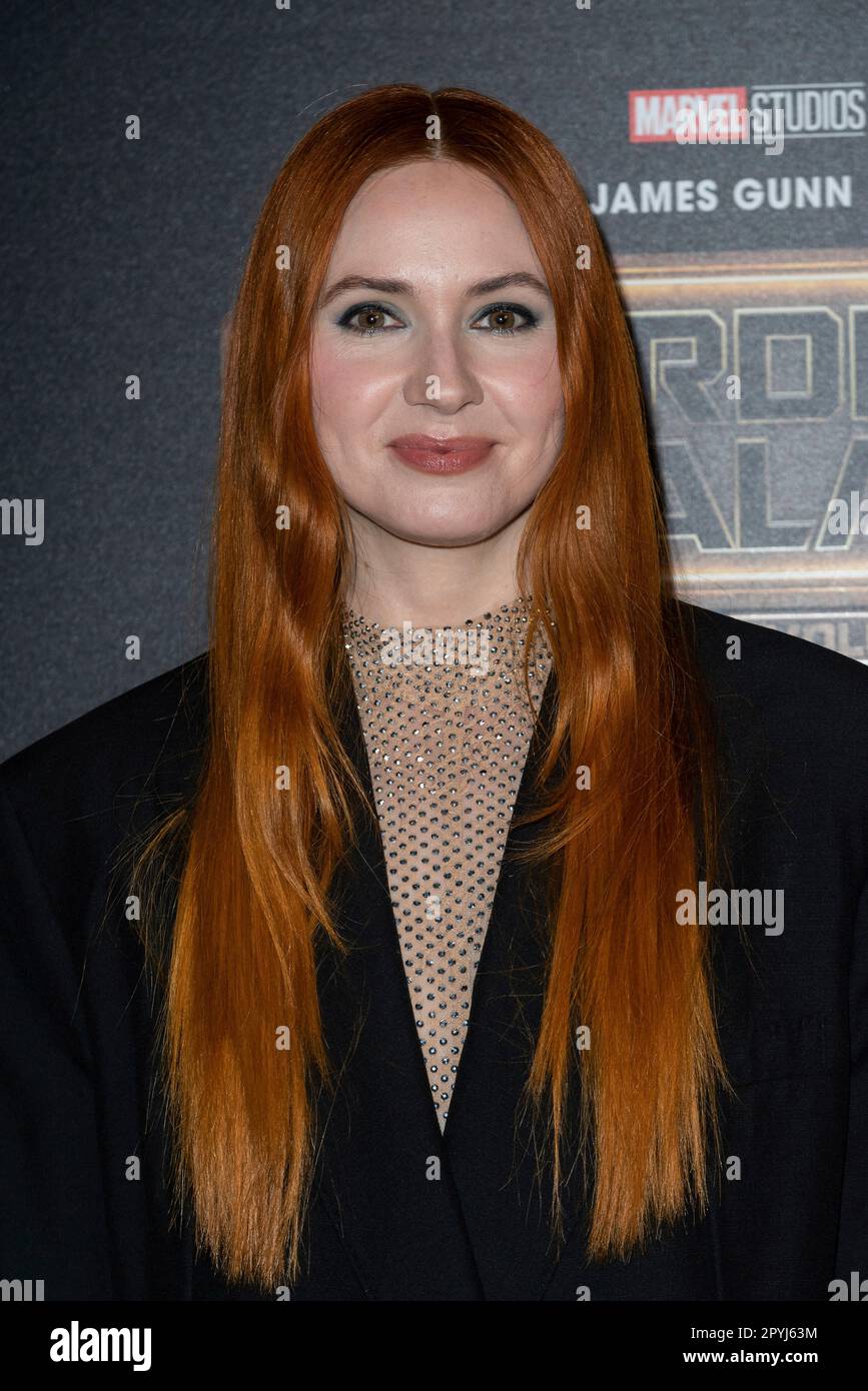 Karen Gillan attends a special screening of "Guardians of the Galaxy ...