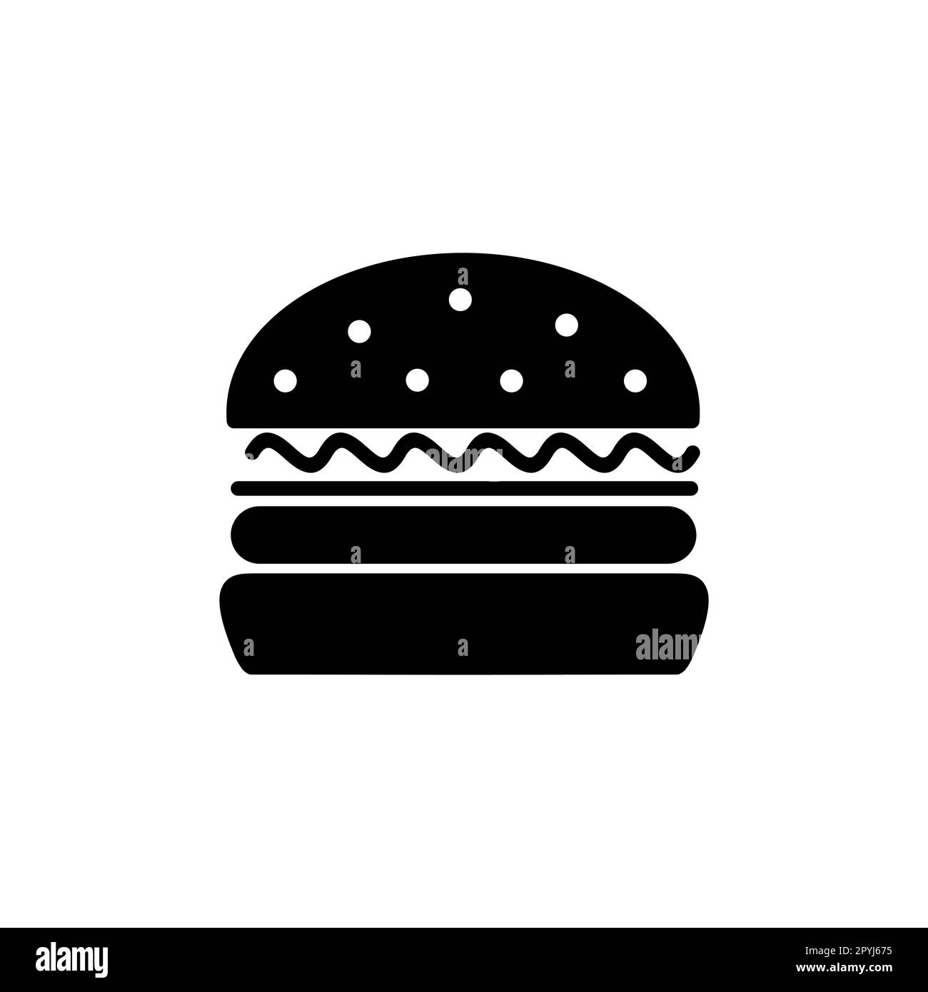Burger icon vector. hamburger logo icon. fast food icon Stock Vector ...
