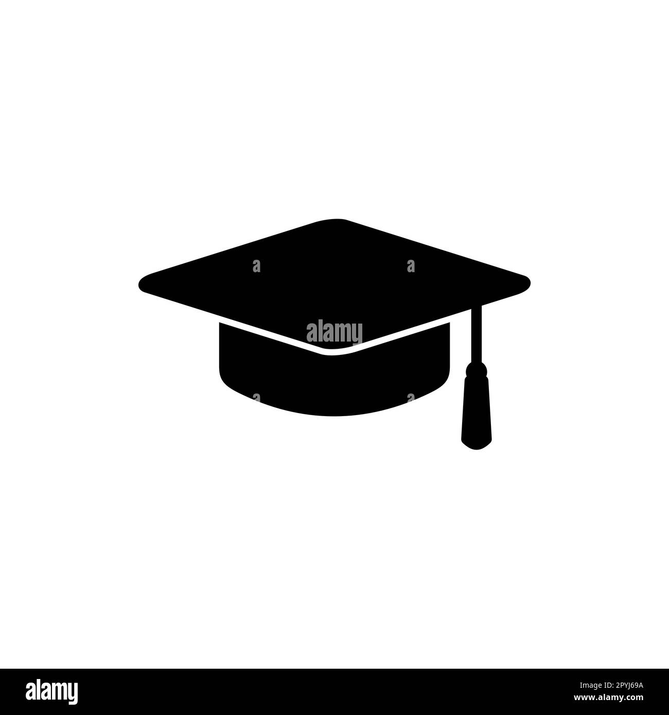 Education icon vector. graduation cap icon vector Stock Vector Image ...
