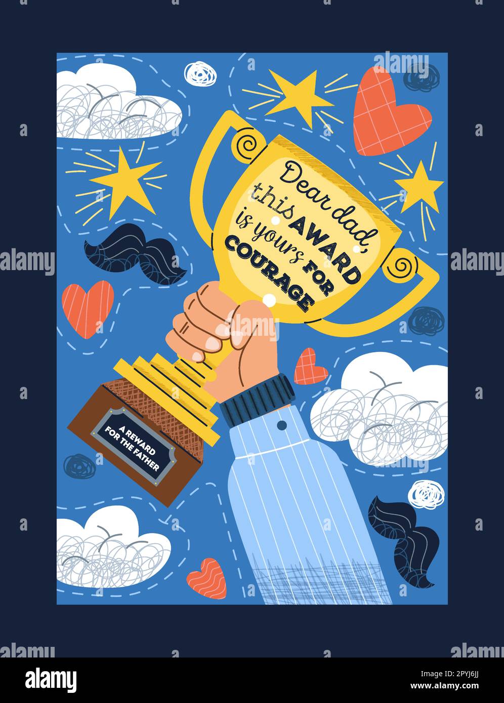 Award for courage Stock Vector Images - Alamy