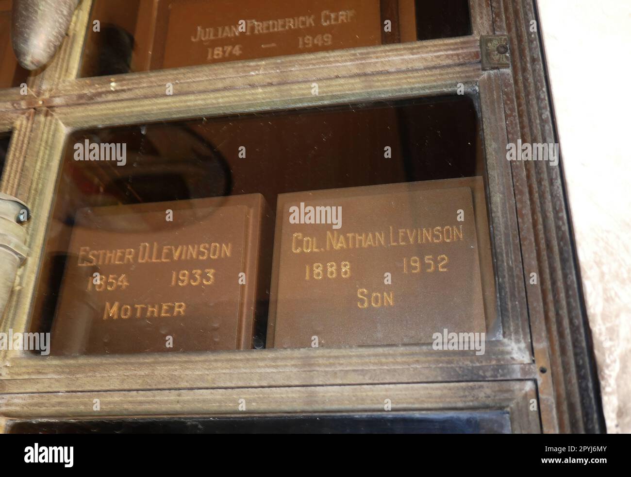 Los Angeles, California, USA 1st May 2023 Nathan Levinson Niche/Grave ...