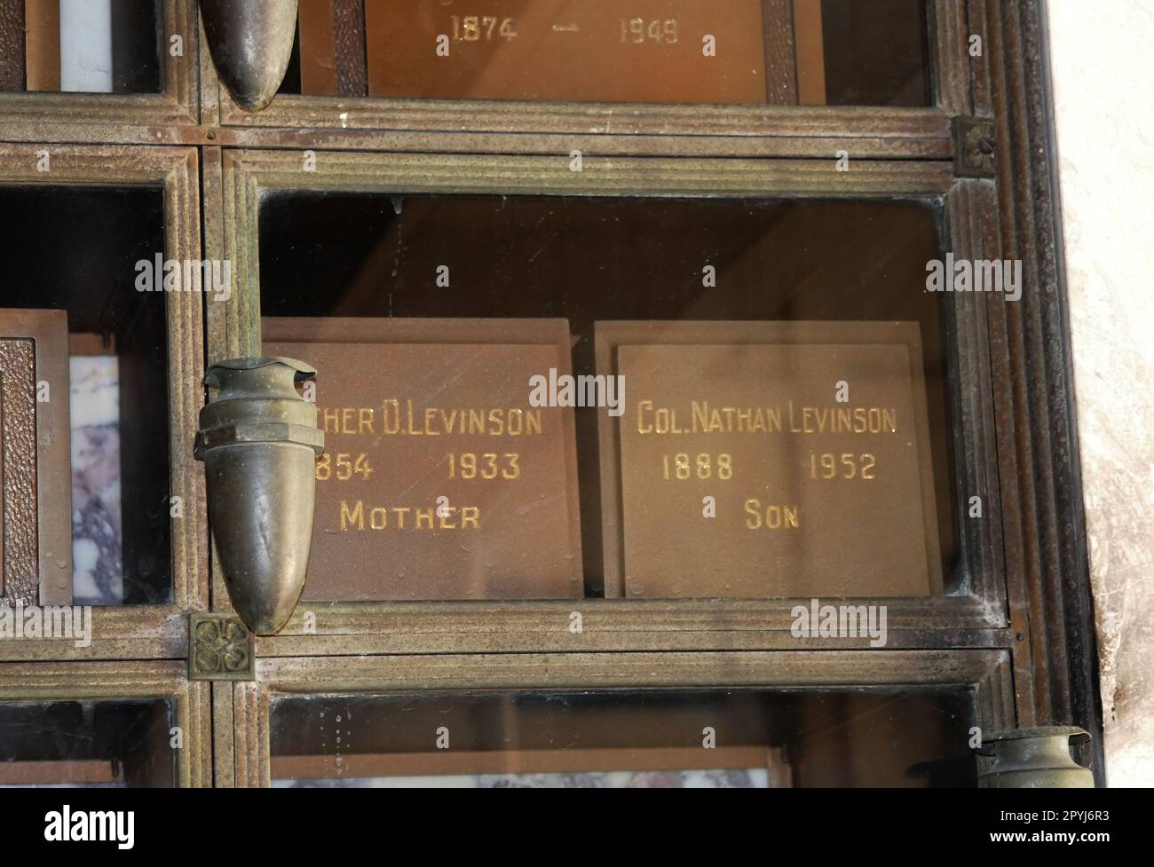 Los Angeles, California, USA 1st May 2023 Nathan Levinson Niche/Grave ...