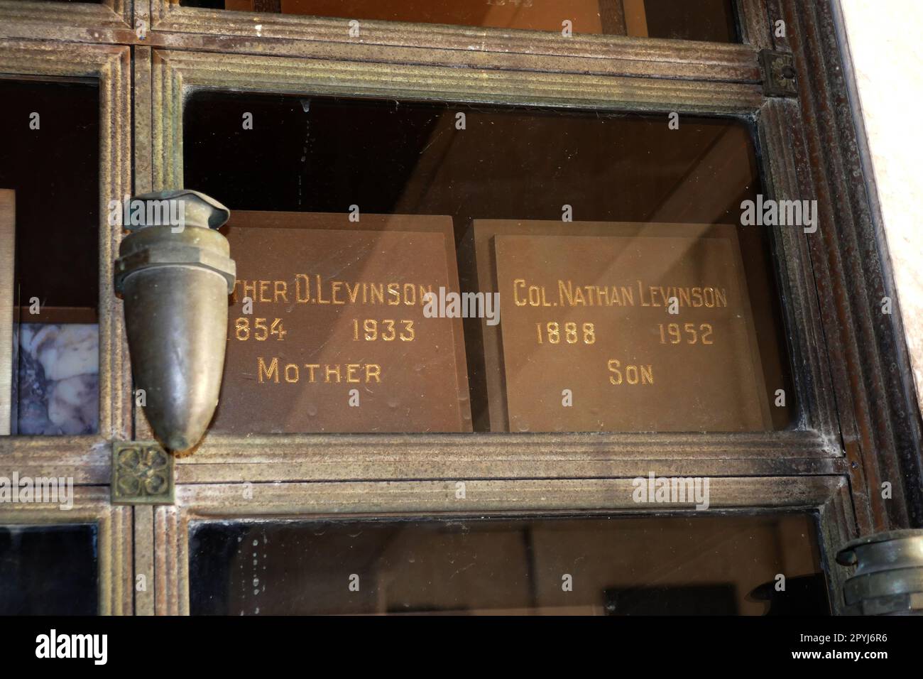 Los Angeles, California, USA 1st May 2023 Nathan Levinson Niche/Grave ...