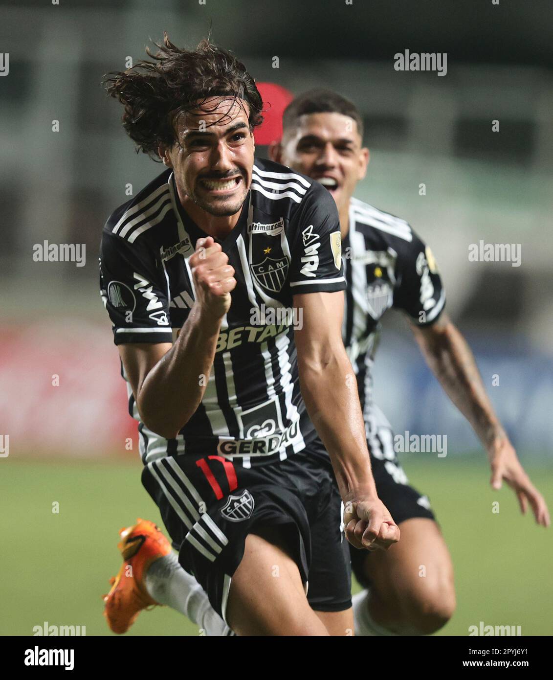 Igor Gomes of Brazil's Atletico Mineiro celebrates scoring his side's ...