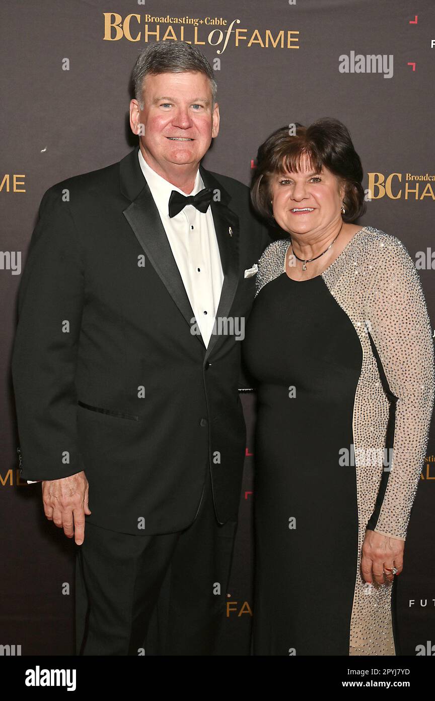 New York, New York, USA on May 3, 2023. Ray Cole and wife Susan Cole ...