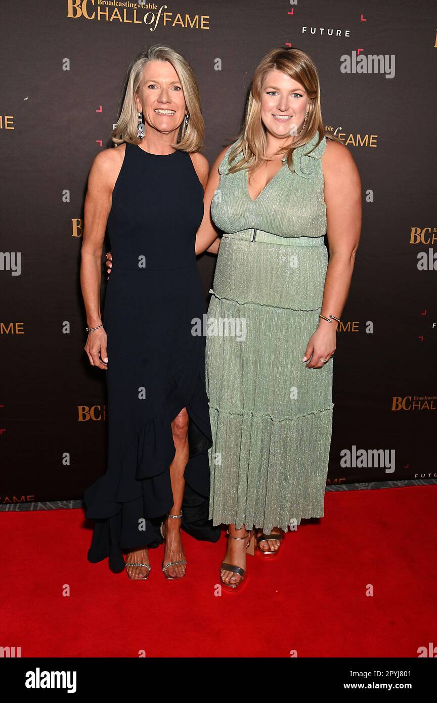 Cindy Thompson and daughter Molly Thompson attend Broadcasting Cable ...