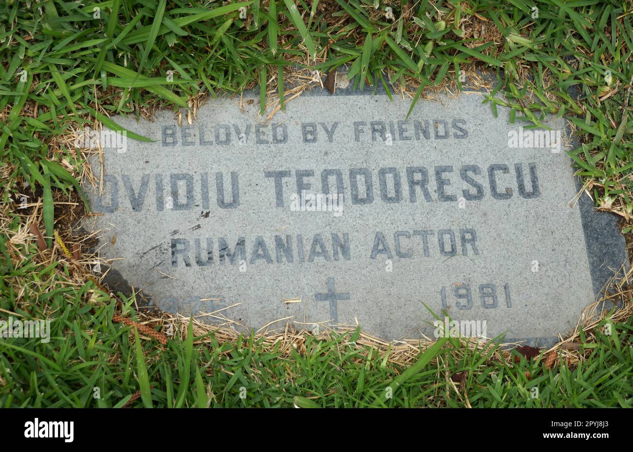 Los Angeles, California, USA 1st May 2023 Actor Ovid Teodorescu Grave ...