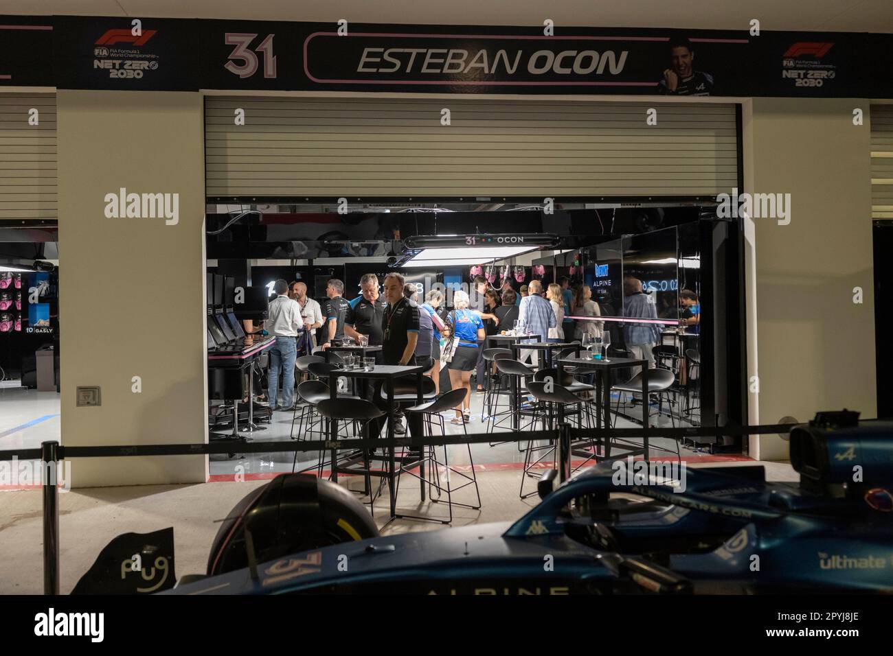 Miami, Florida, USA. 3rd May, 2023. Esteban Ocon's Alpine race car ...