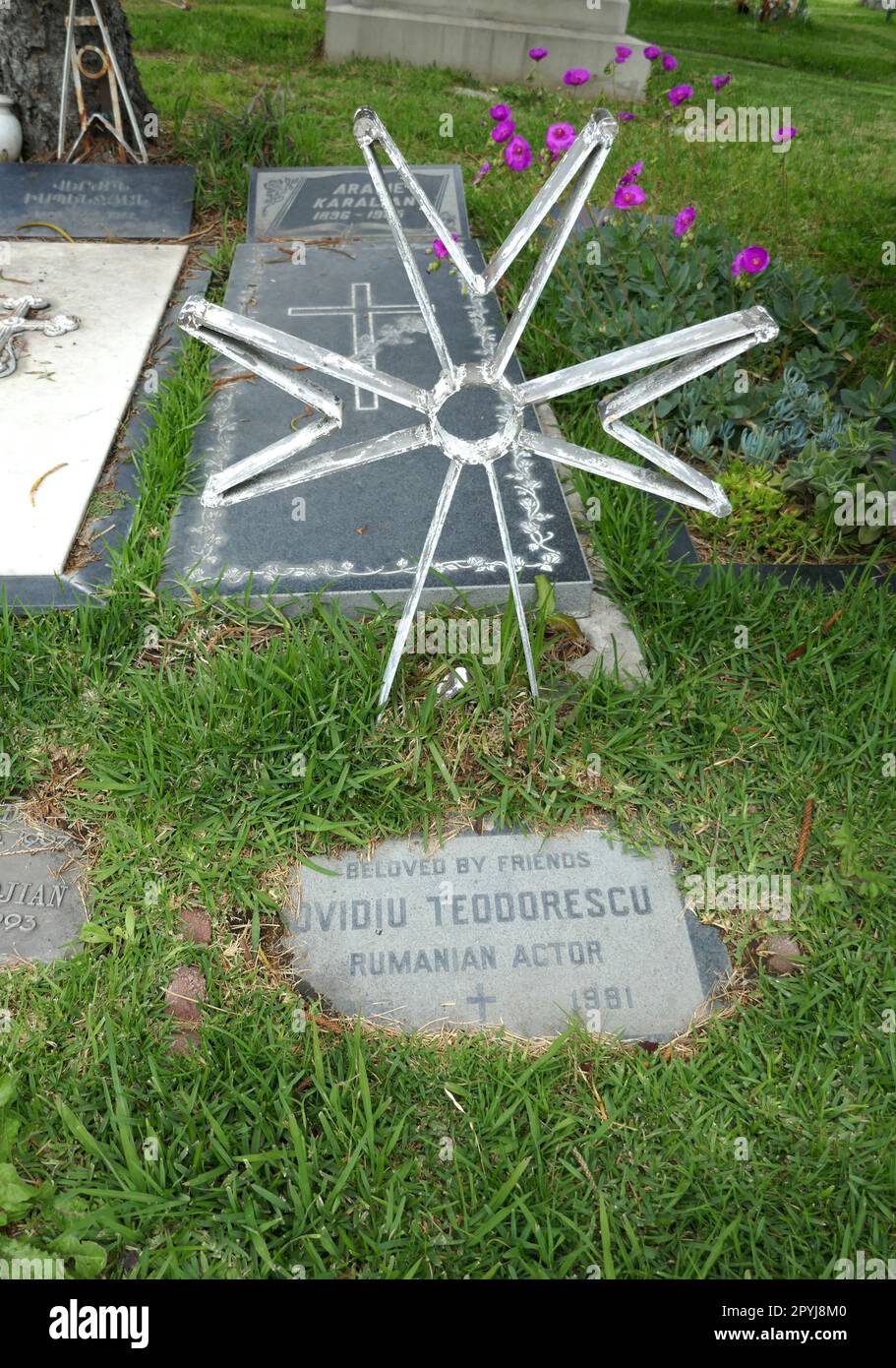 Los Angeles, California, USA 1st May 2023 Actor Ovid Teodorescu Grave ...