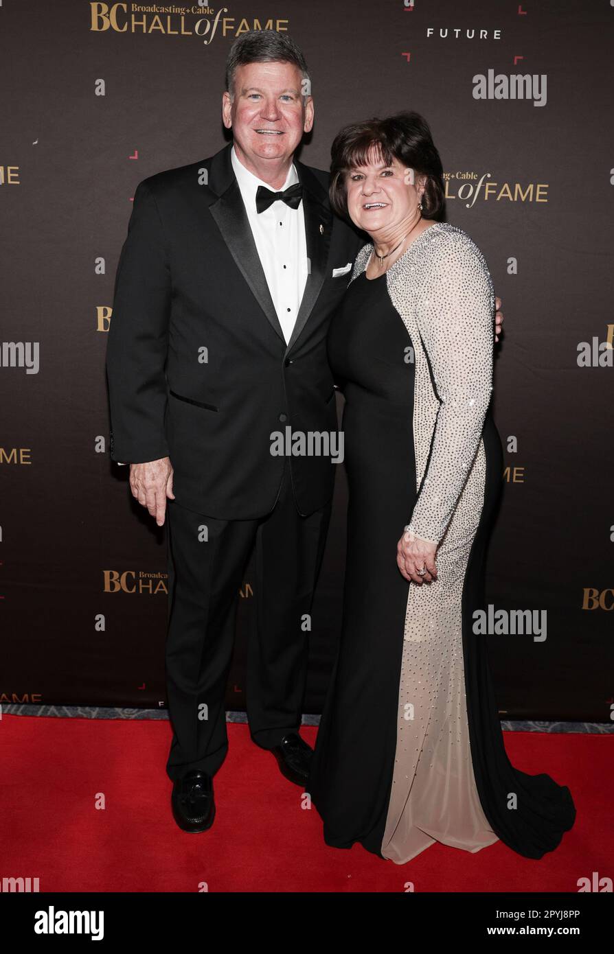 Ray Cole, left, and Susan Cole attend the 31st Broadcasting and Cable ...