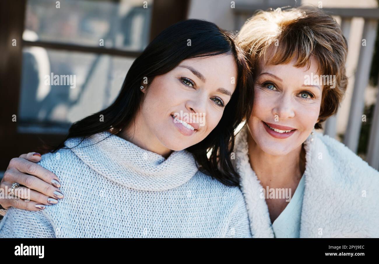 The most important woman in my life. a happy young woman spending ...