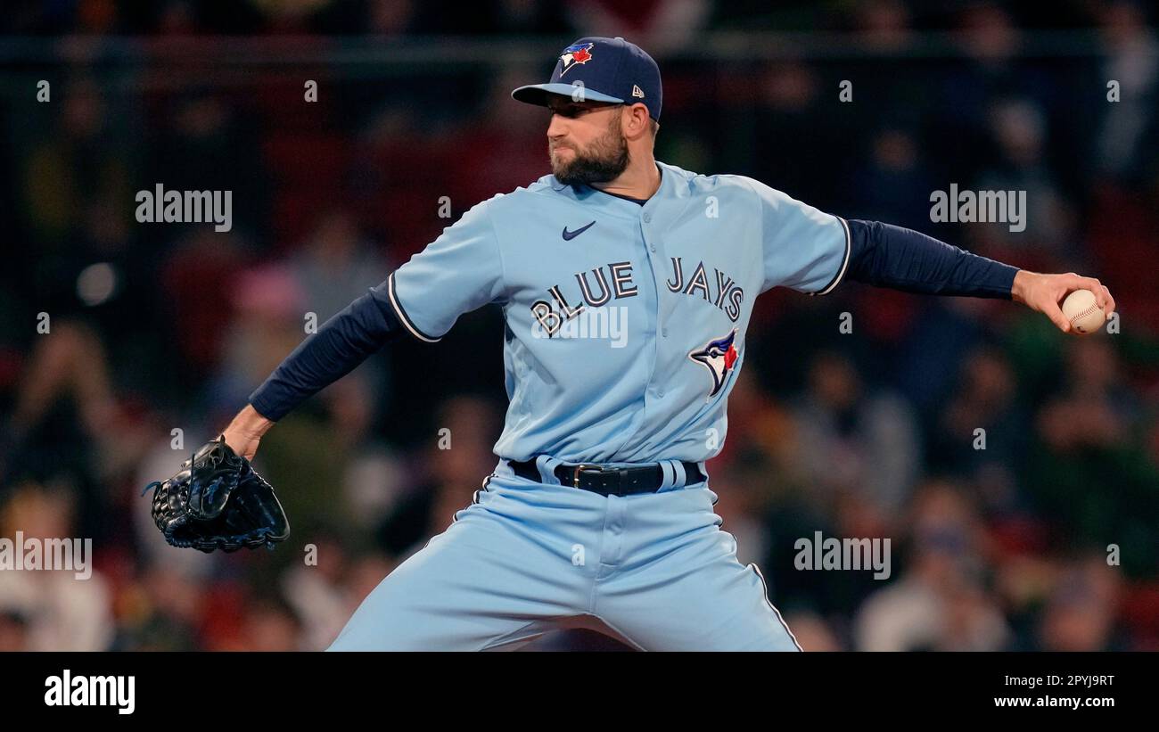 Toronto Blue Jays relief pitcher Tim Mayza during a baseball game at ...