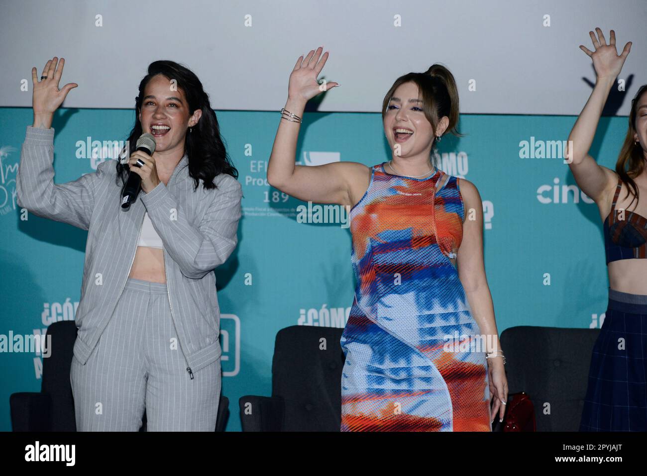 Mexico City, Mexico. 3rd May, 2023. Actresses Ximena SariÃ±ana and ...